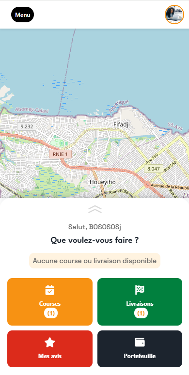 Interface simple,