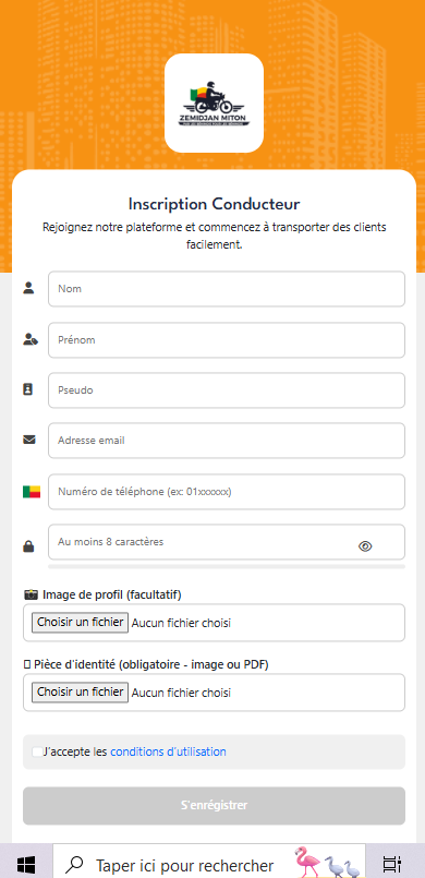 Votre application web